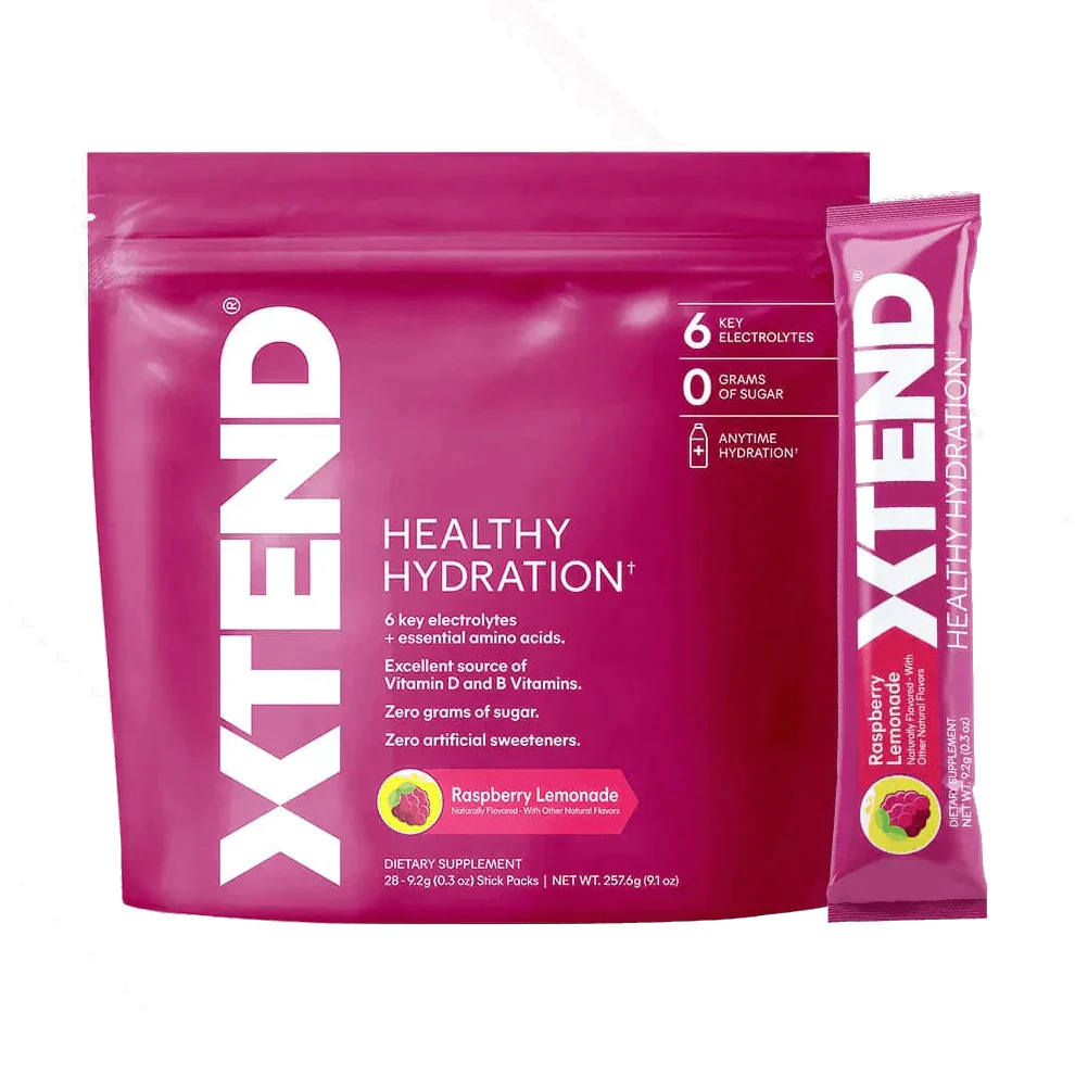 Buy XTEND® Healthy Hydration Raspberry Lemonade 28 Serves @ Love Low Carb