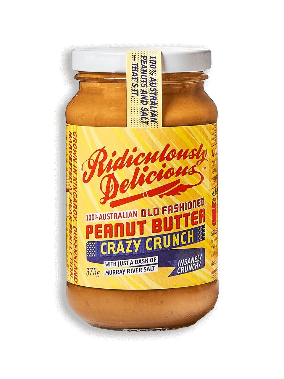 Buy Ridiculously Delicious Crazy Crunch Peanut Butter @ Love Low Carb AU