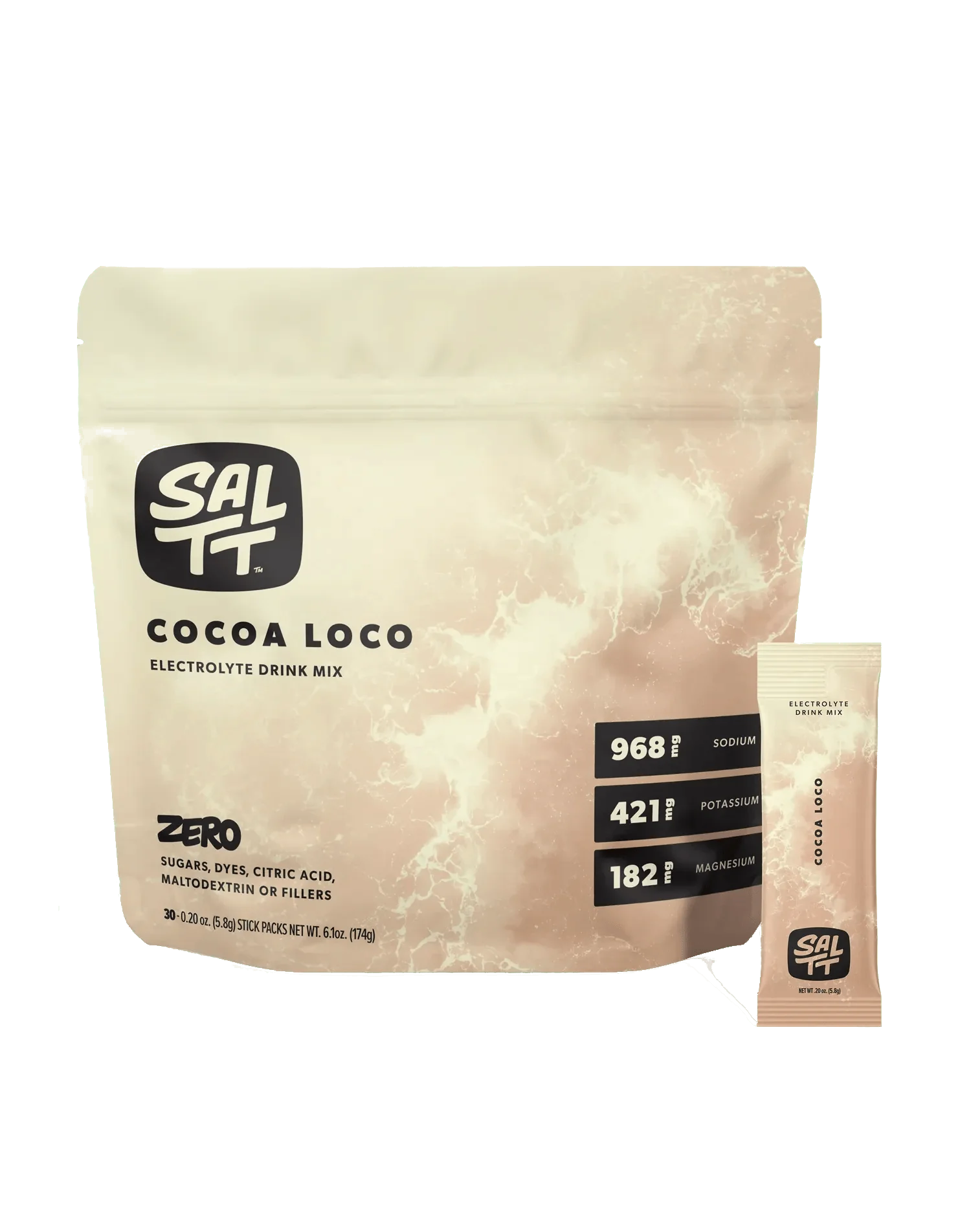 Cocoa Loco Electrolyte Drink Mix: Low-Carb, 30 Sticks – Love Low Carb