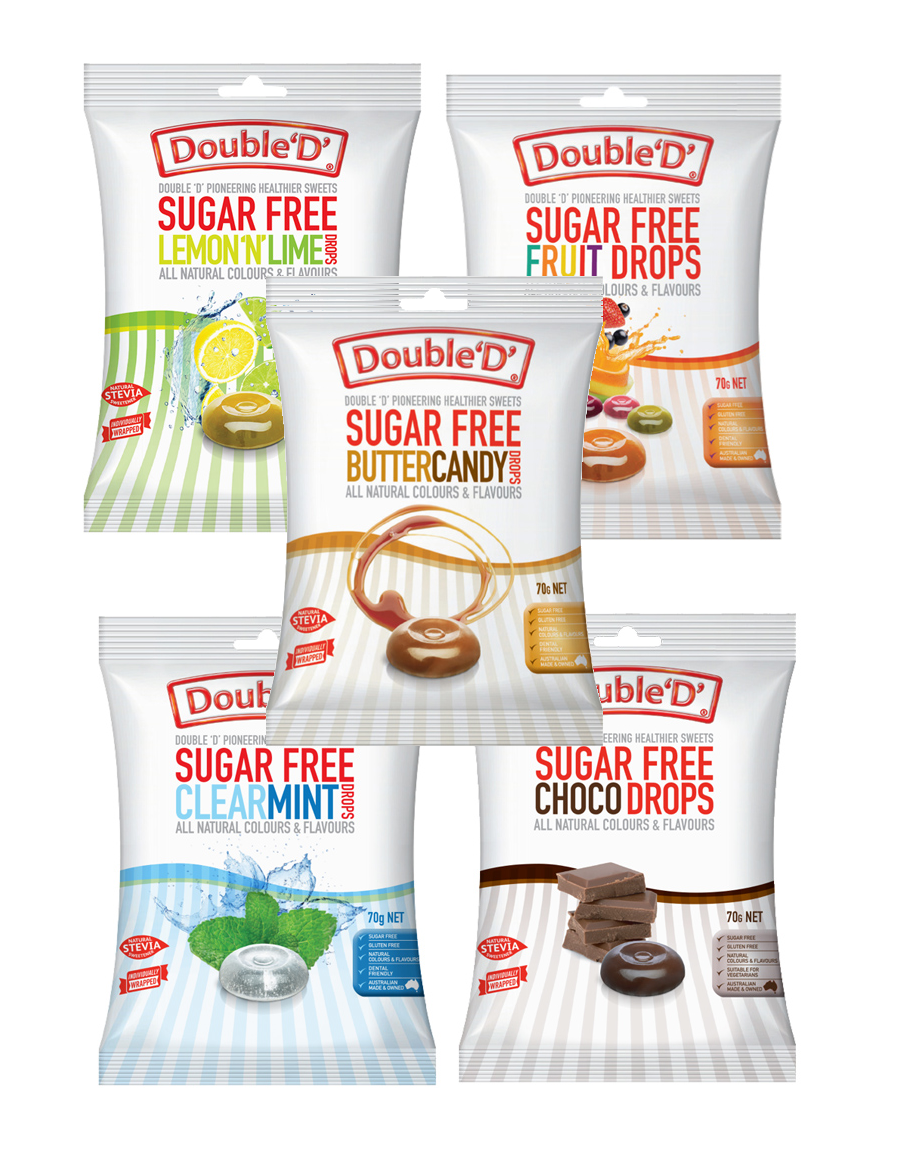 Buy Double D Sugar Free Drops Variety 5 Pack @ Love Low Carb