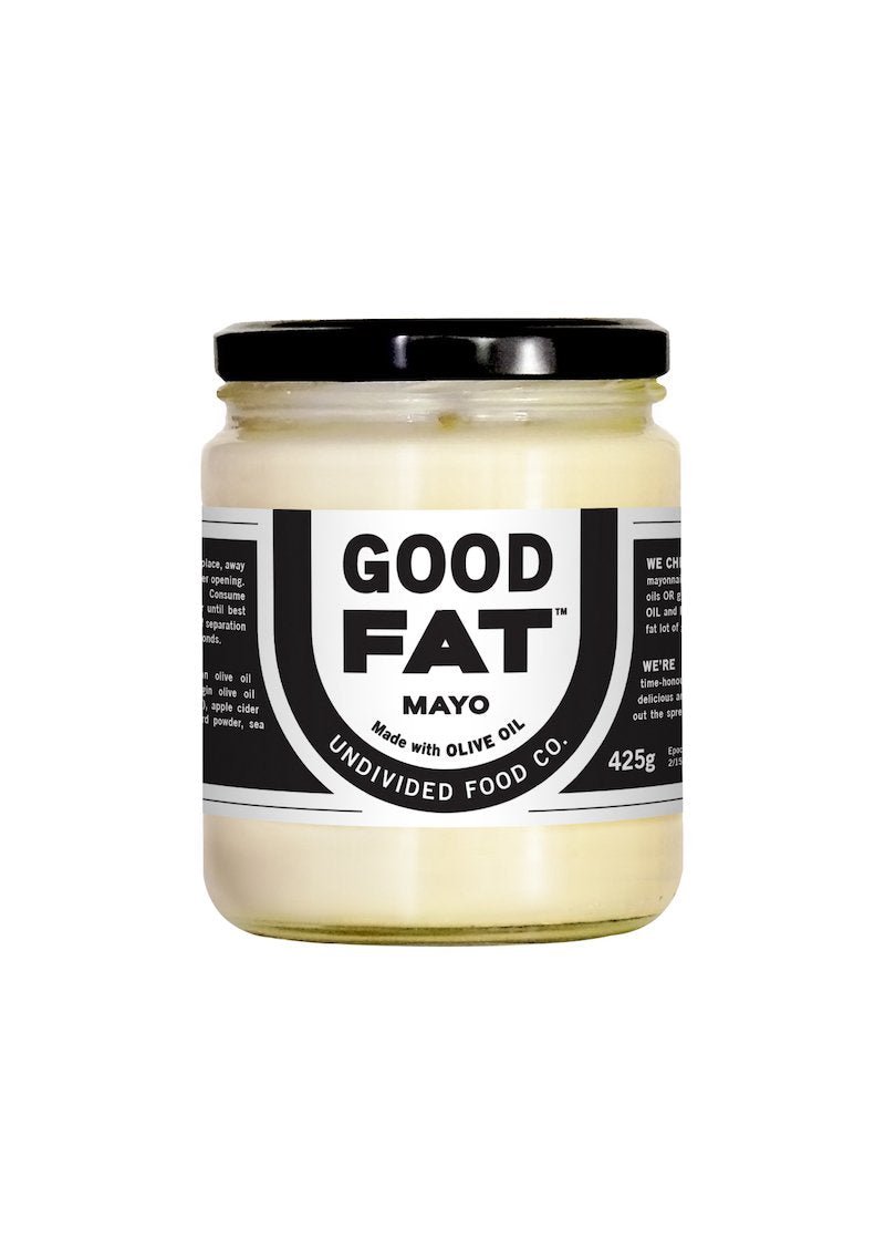 Buy UNDIVIDED FOOD CO GOOD FAT Olive Oil Mayo Mayonnaise 480g – Love ...