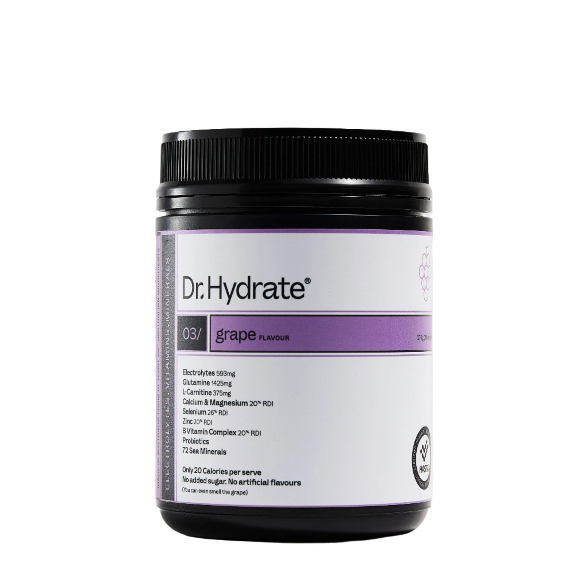 Buy Dr Hydrate Grape Jar Online @ Love Low Carb Australia