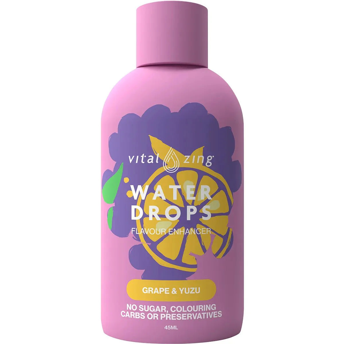 Buy Vitalzing Grape & Yuzu WaterDrops Online @ Love Low Carb Australia