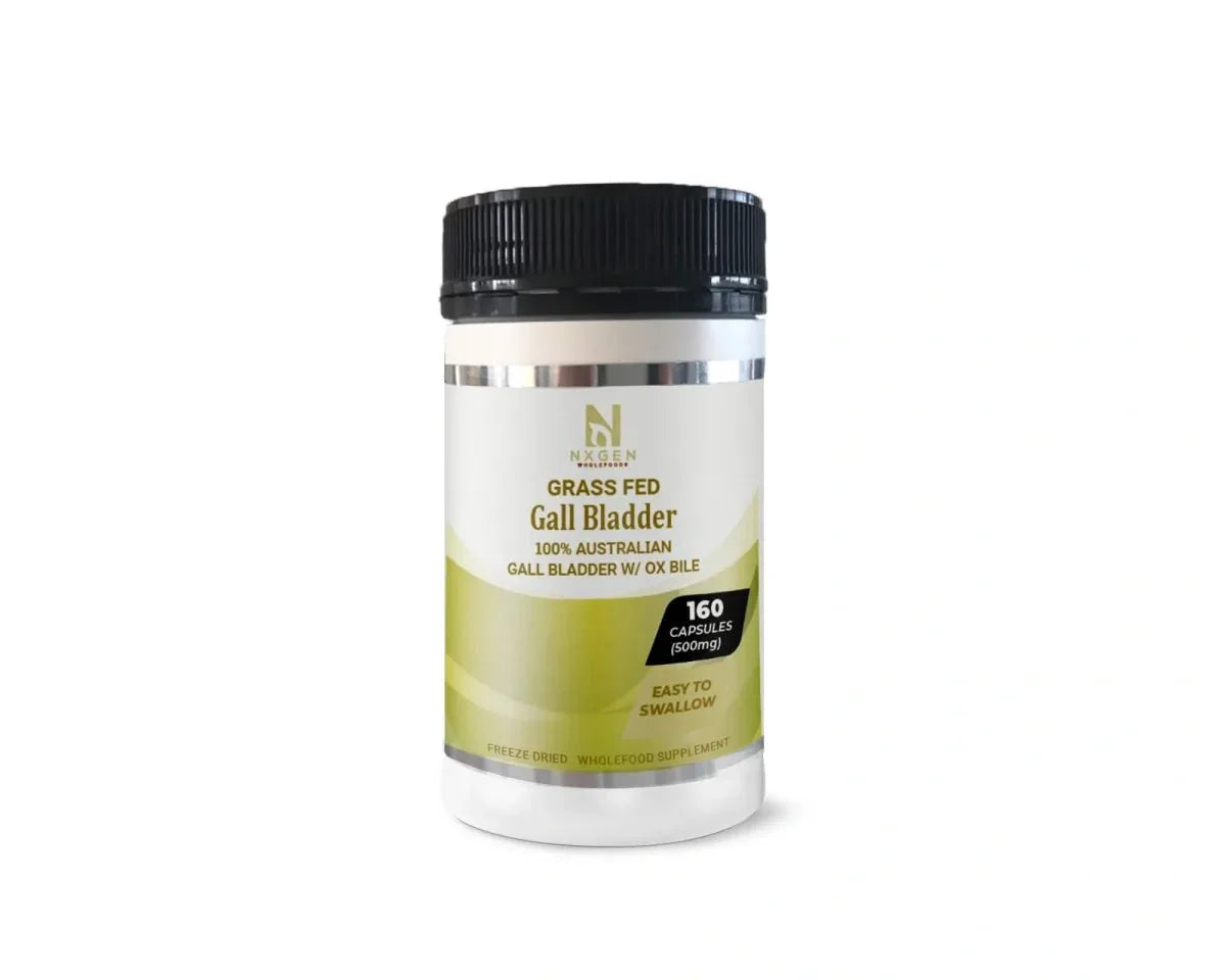 Buy NXGEN Grass Fed Gall Bladder Ox Bile Capsules @ Love Low Carb Australia