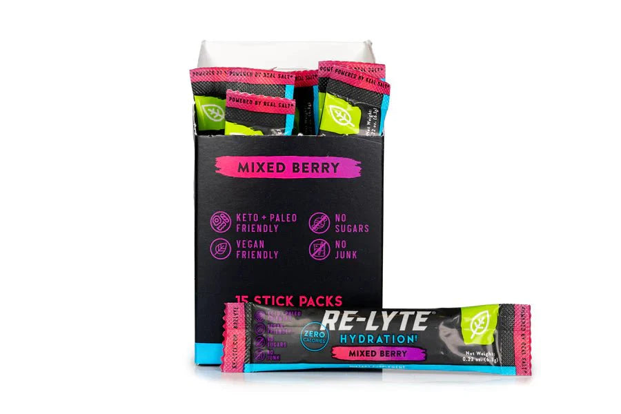 Buy Redmond Re Lyte Mixed Berry Hydration Stick Packs x 15 @ Love Low Carb