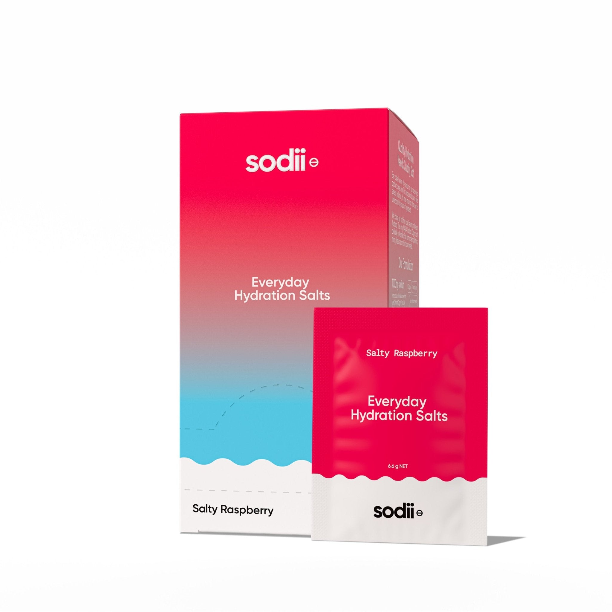 Buy Sodii Salty Raspberry Electrolyte Sachets @ Love Low Carb Australia