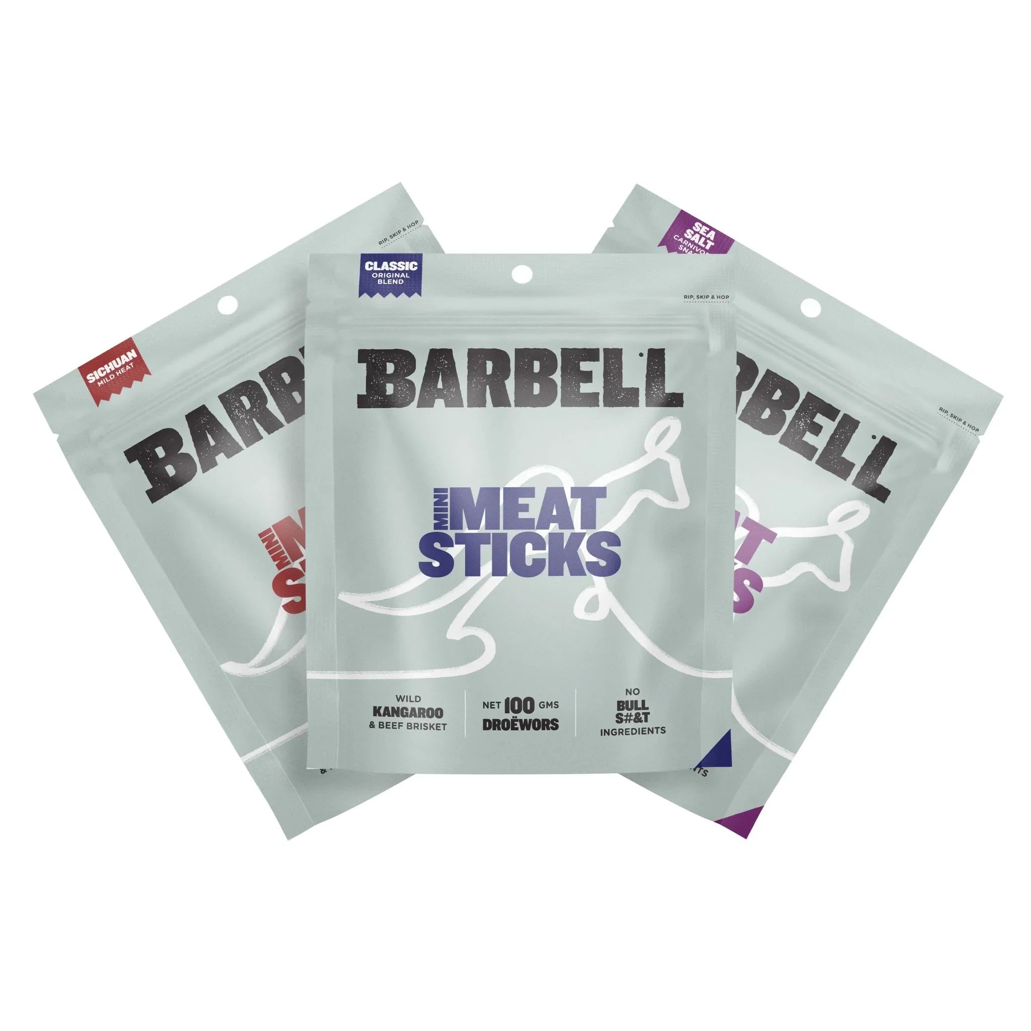 Buy Barbell Mini Meat Stick Variety 3 Pack @ Love Low Carb Australia